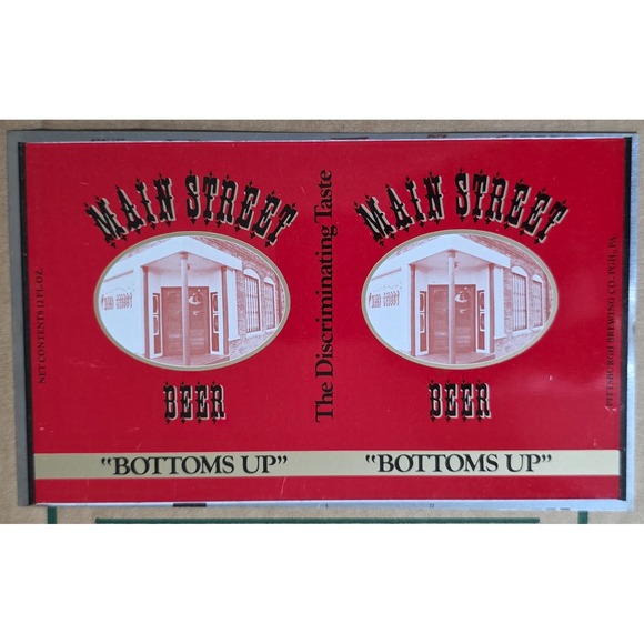 Wall Decor | Bottoms Up Main Street Beer The Discriminating Taste Flat ...
